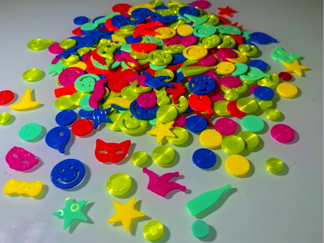 Streudeko "Fasching“ – Kostenloses 3D-Druckmodell – MakerWorld