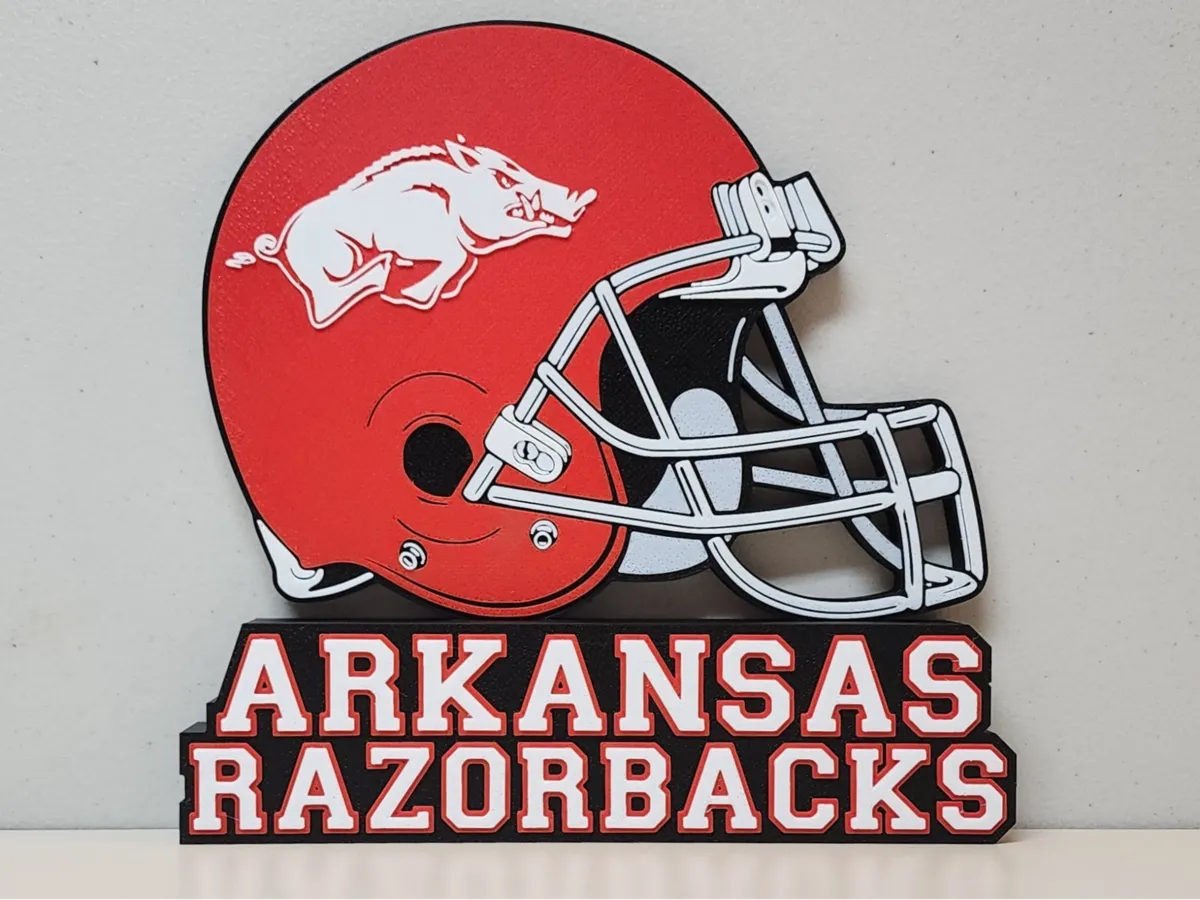 Arkansas Razorbacks Helmet Desk or Wall Display by briankstan ...