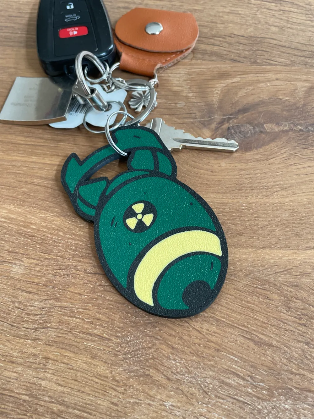 Fallout Keychain 3 Color Mini Nuke Gamer By 3d Prints This Week Makerworld 