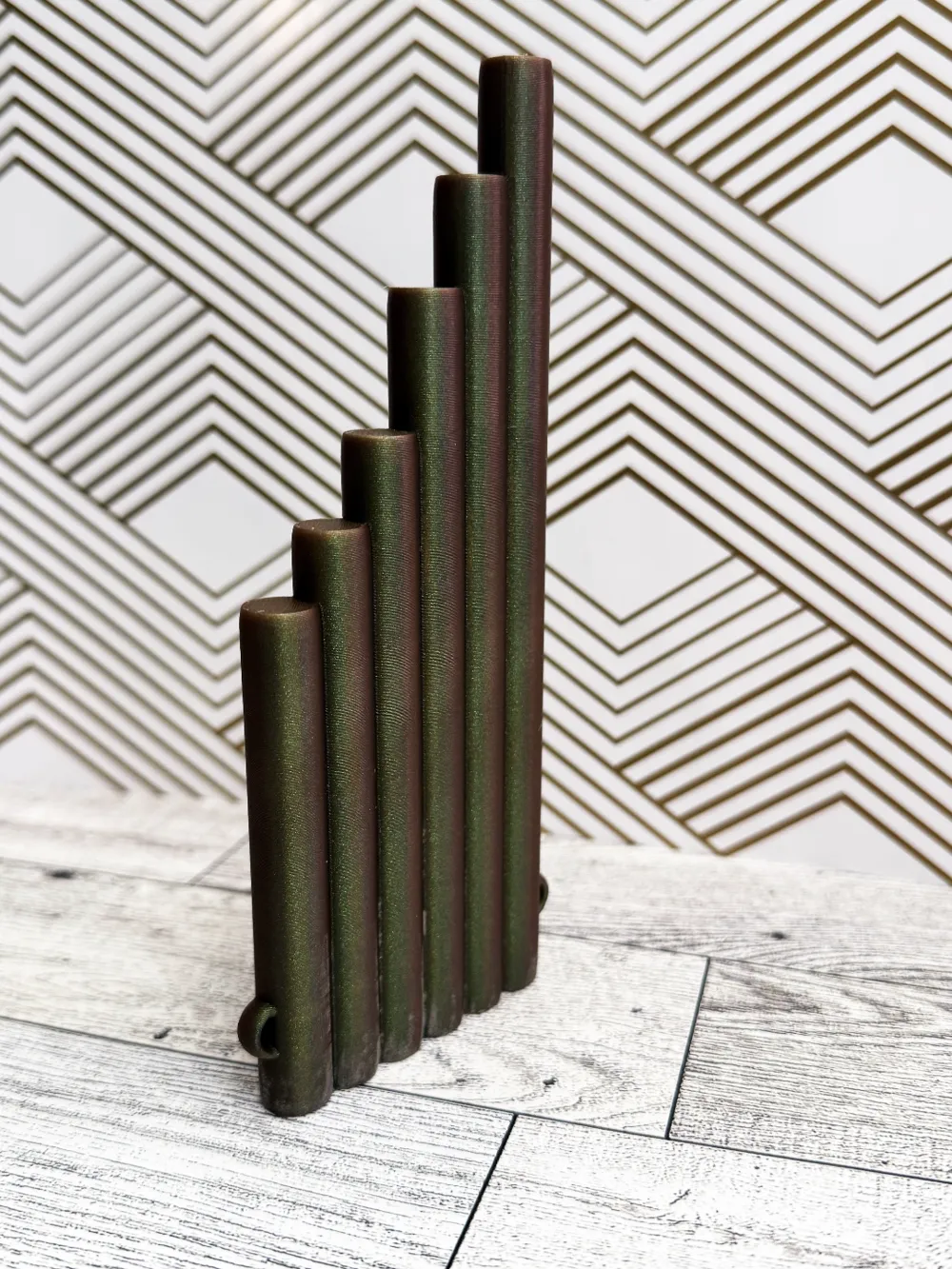 Simple Pentatonic Pan Flute (2 sizes) by heyitscasie - MakerWorld