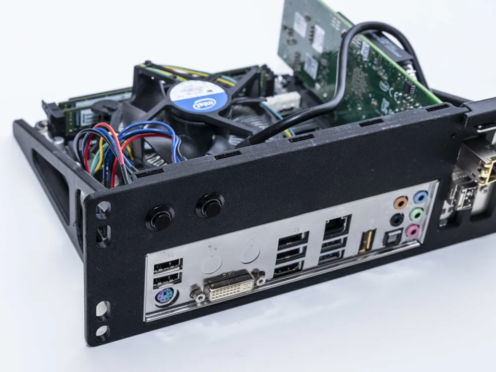 2HE 10 inch rack mount Mini-ITX + ATX PSU by RiHi36 MakerWorld ...