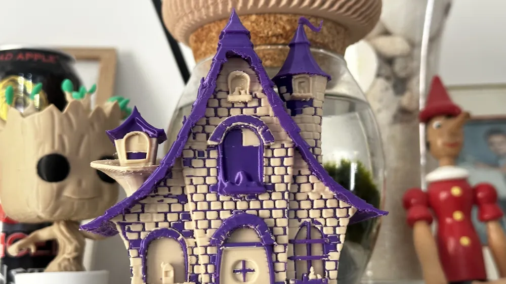 Halloween Ghost House - Free 3D Print Model - MakerWorld
