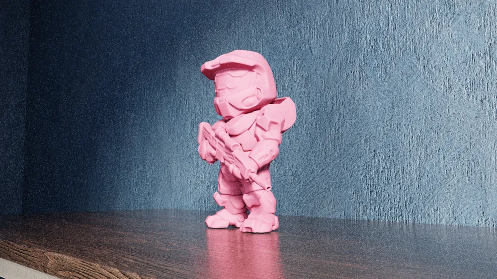 Chibi Master Chief - Free 3D Print Model - MakerWorld