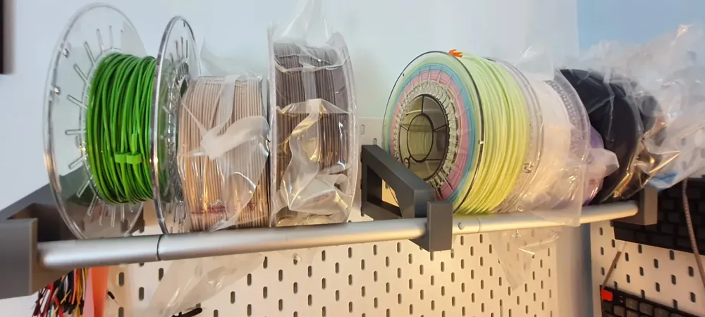 IKEA Skadis Filament Spool Holder - Center Module Remixed by ...