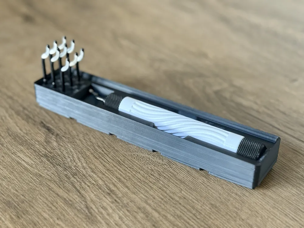 Gridfinity bin for Deburring Tool Remixed by Turbopstros - MakerWorld