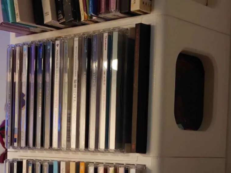 Modular Desktop CD Shelf - Free 3D Print Model - MakerWorld