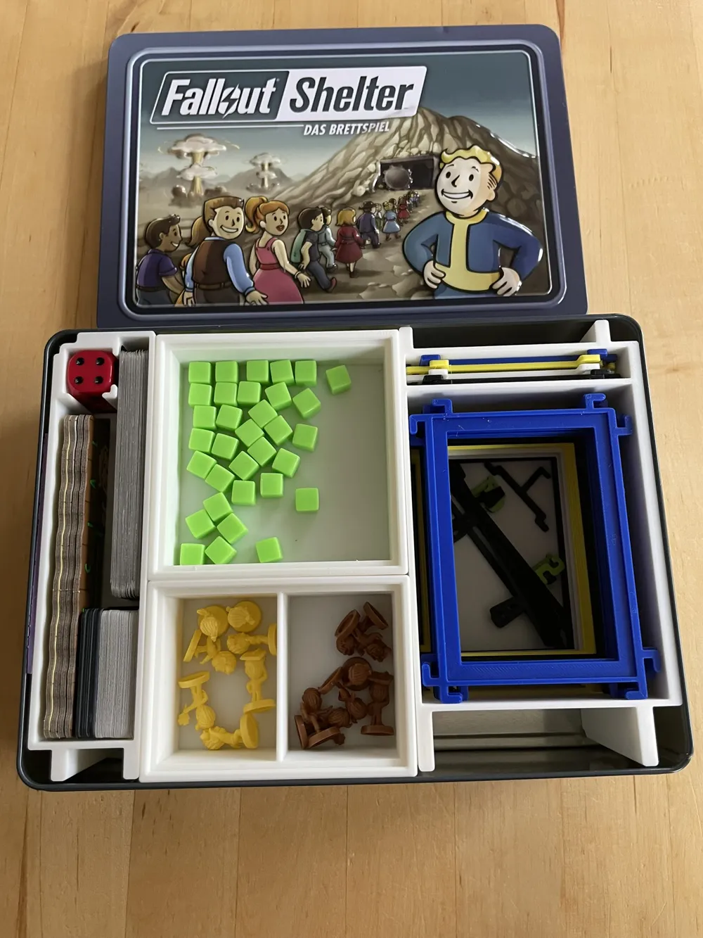 Fallout Shelter Game Frame & Organizer - Free 3D Print Model - MakerWorld