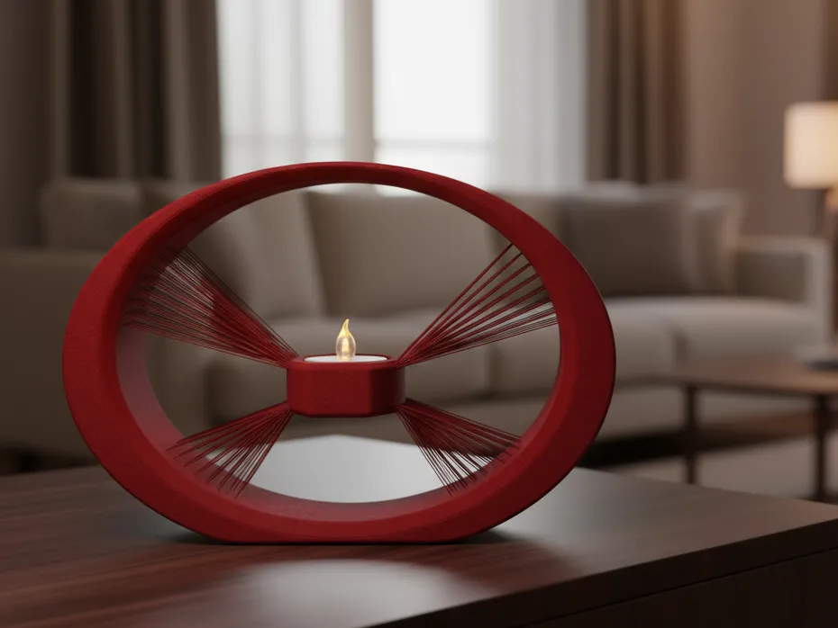 LED Tea Light Illusion - Free 3D Print Model - MakerWorld