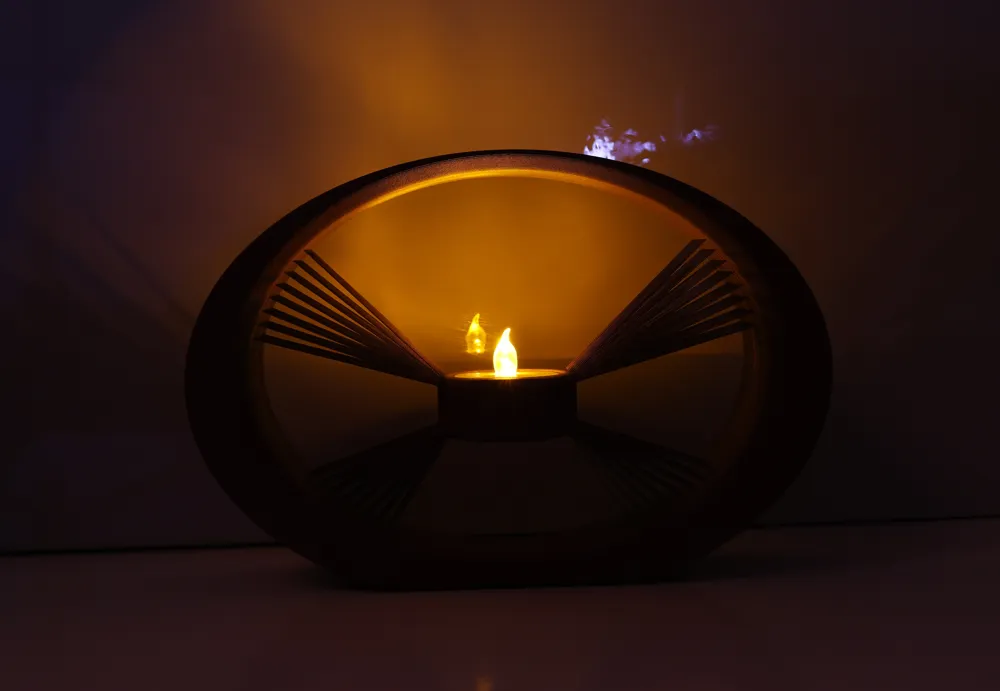 LED Tea Light Illusion - Free 3D Print Model - MakerWorld