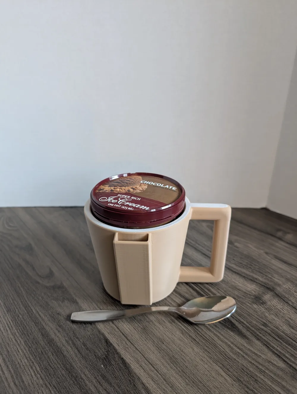 Ice Cream Pint Holder by Eric's 3D Printing MakerWorld: Download Free ...