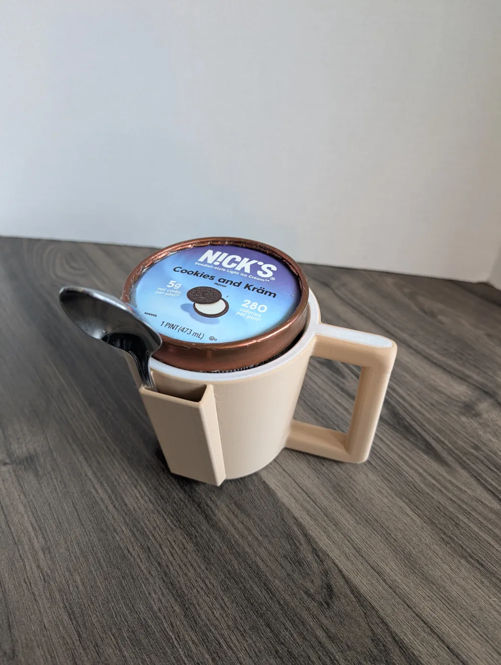 Ice Cream Pint Holder by Eric's 3D Printing MakerWorld: Download Free ...