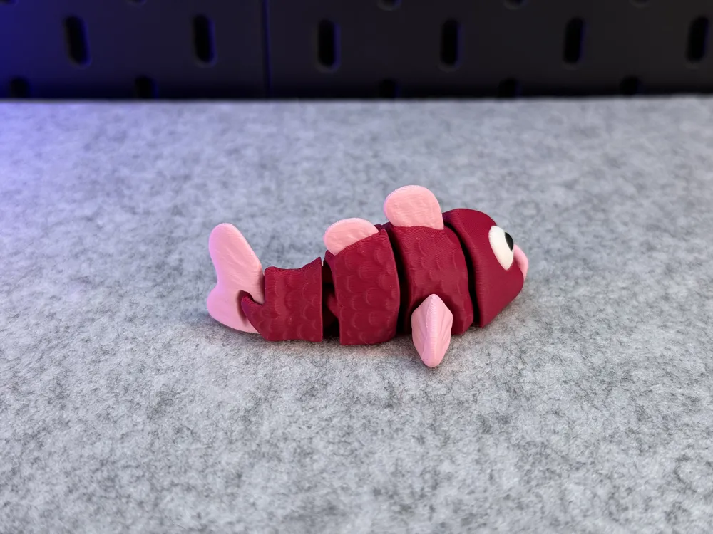 Articulated Cute Fish - Free 3D Print Model - MakerWorld