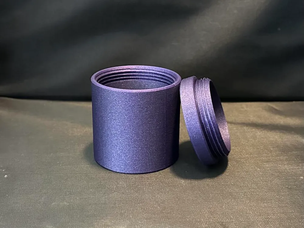 Small Threaded Cannister V2 - 64mm X 69mm by BATTCAVE - MakerWorld