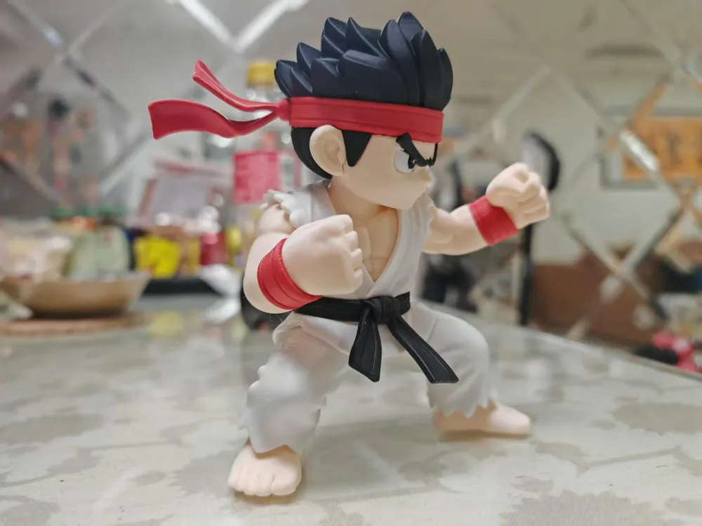 Chibi Street Fighter Ryu, in Teilen gedruckt (kein AMS erforderlich ...