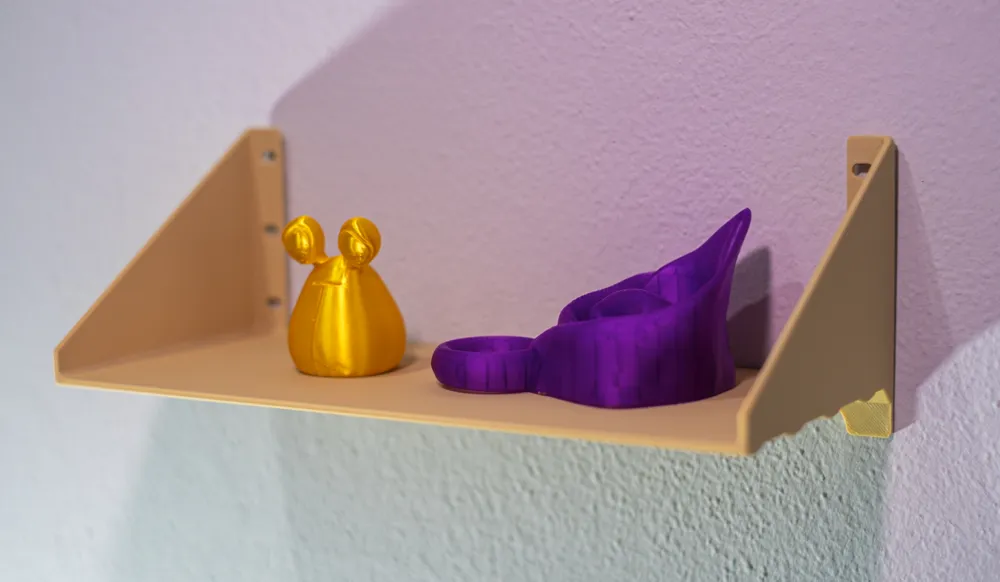 Wall Shelf – Modern Figurines Stand - Free 3D Print Model - MakerWorld