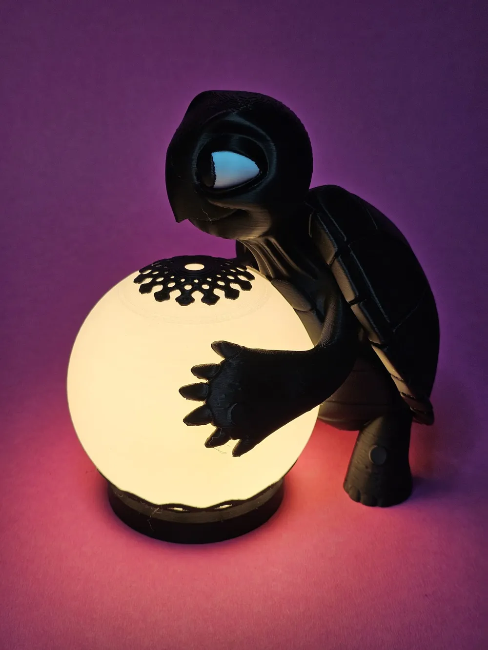 Cute Turtle Lamp (E14 & Bambu MH001) NO AMS - Free 3D Print Model ...