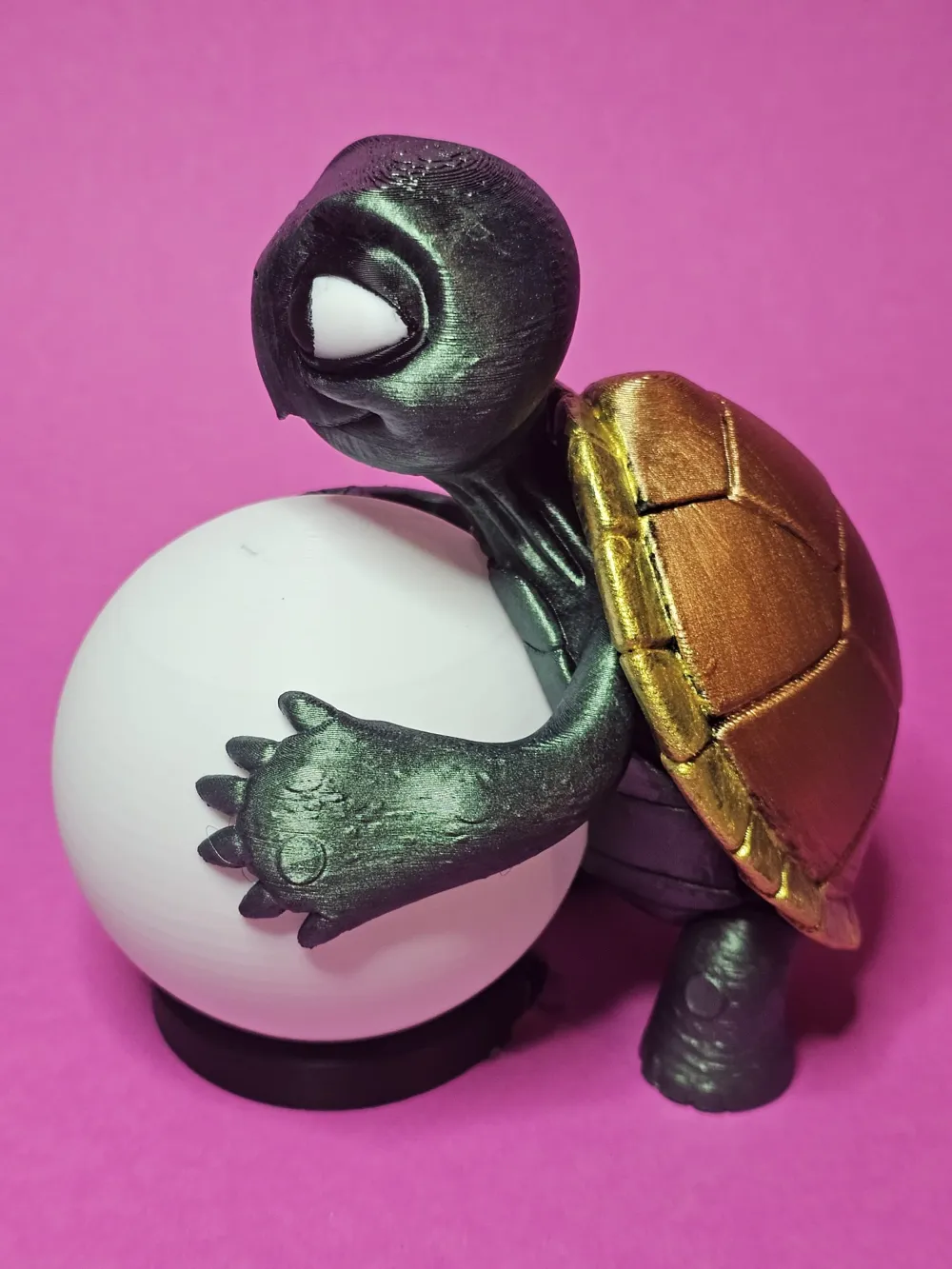 Cute Turtle Lamp (E14 & Bambu MH001) NO AMS - Free 3D Print Model ...