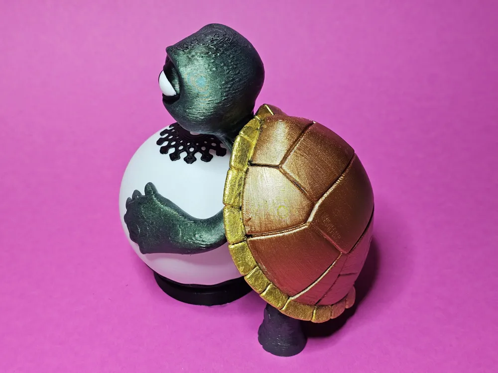 Cute Turtle Lamp (E14 & Bambu MH001) NO AMS - Free 3D Print Model ...