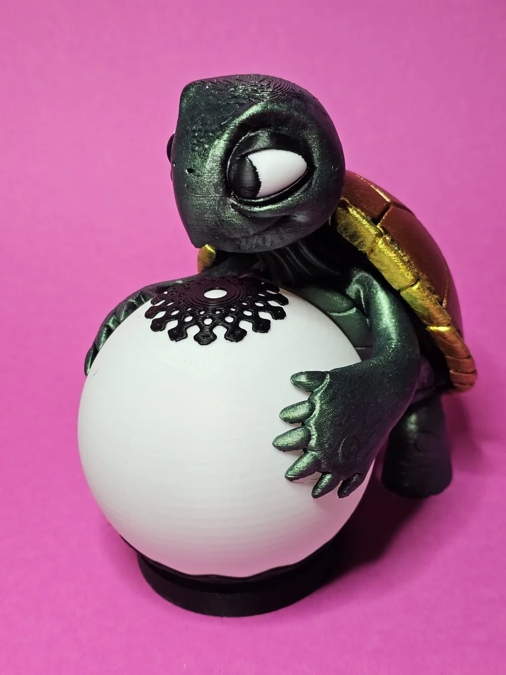 Cute Turtle Lamp (E14 & Bambu MH001) NO AMS - Free 3D Print Model ...