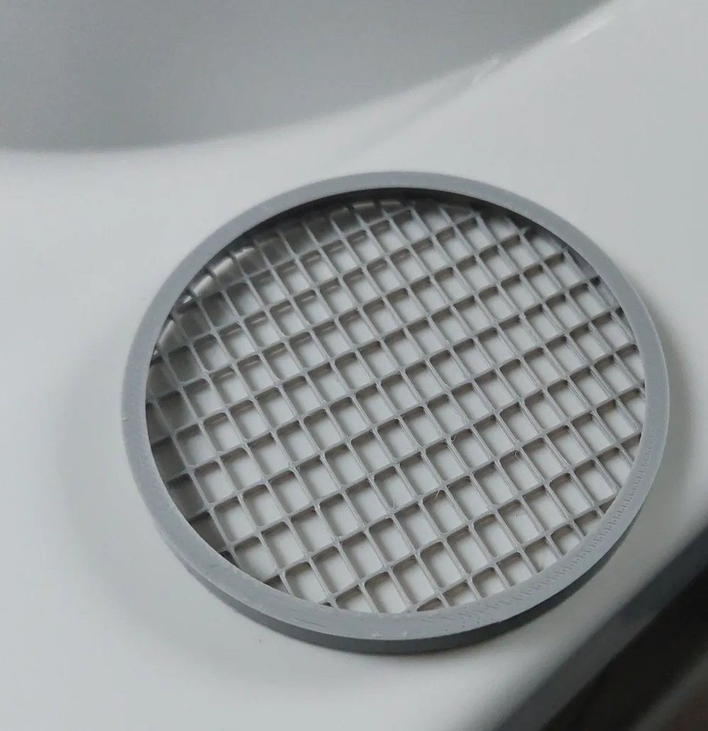 Shower Drain Hair Strainer / Hair Catcher - Free 3D Print Model ...
