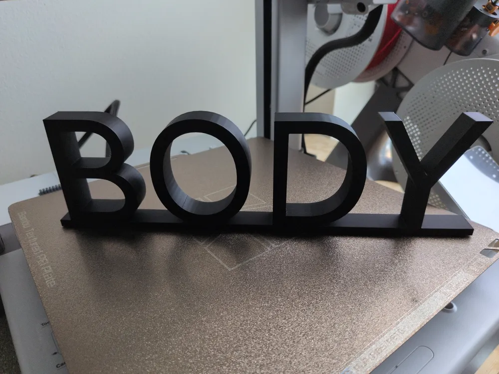 Letter Sign Text Generator - Free 3D Print Model - MakerWorld