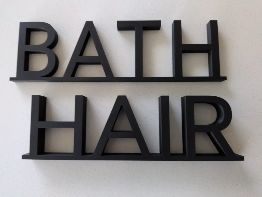 Letter Sign Text Generator - Free 3D Print Model - MakerWorld