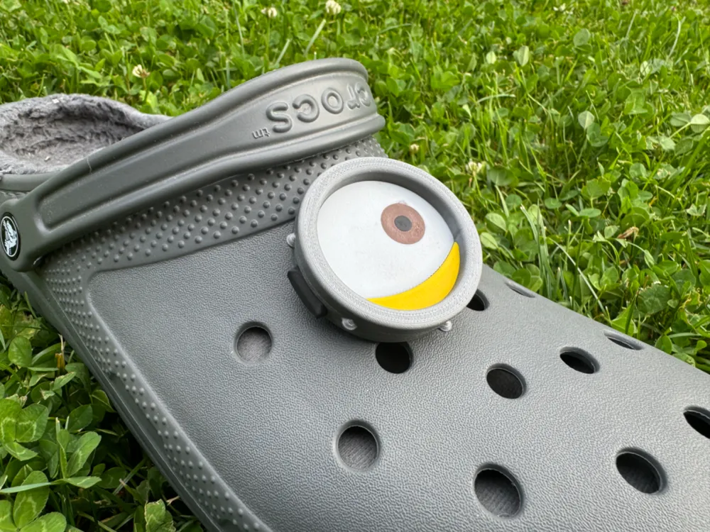 Minions Eyes Croc Charm by elikoll - MakerWorld