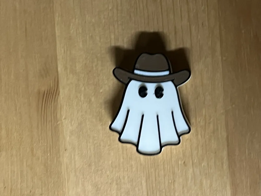 cowboy ghost Stanley straw topper by Morganja MakerWorld: Download Free ...