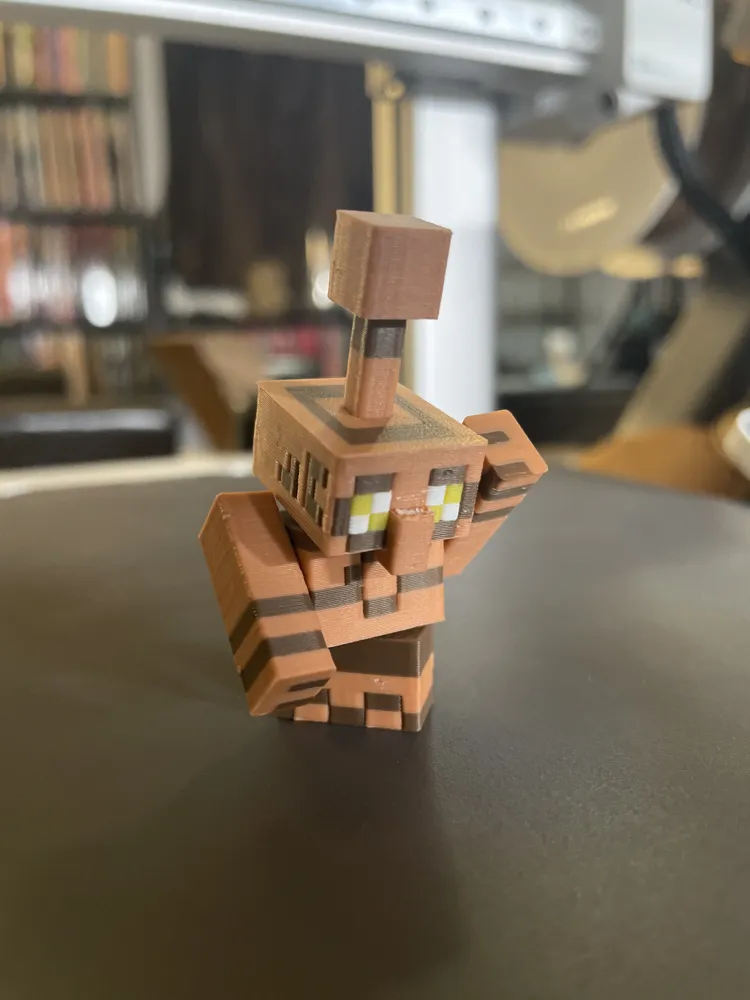 Minecraft Copper Golem Figurine V2 By Jaebii by jaebii MakerWorld ...