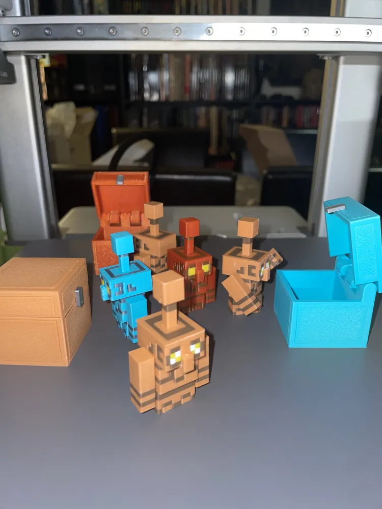 Minecraft Copper Golem Figurine V2 By Jaebii by jaebii MakerWorld ...