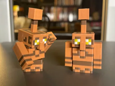 Minecraft Copper Golem Figurine V2 By Jaebii by jaebii MakerWorld ...