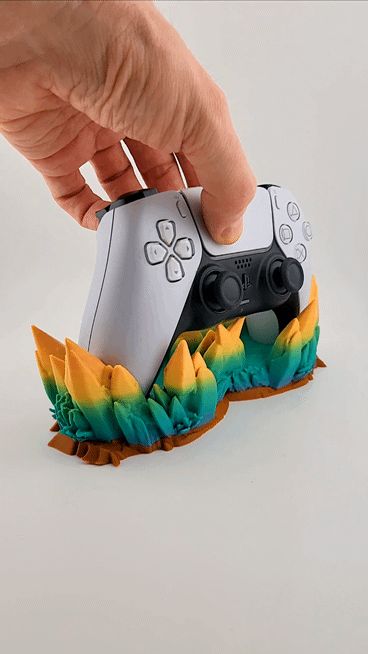 Ps5 controller stand crystals joystick - Free 3D Print Model - MakerWorld
