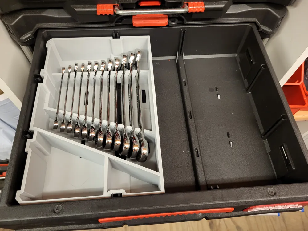 Packout drawer Spanner/Wrench organiser by Milwaukee Dave MakerWorld ...