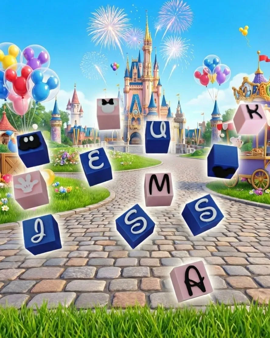 Magic Block Alphabet - Disney Style - Free 3D Print Model - MakerWorld