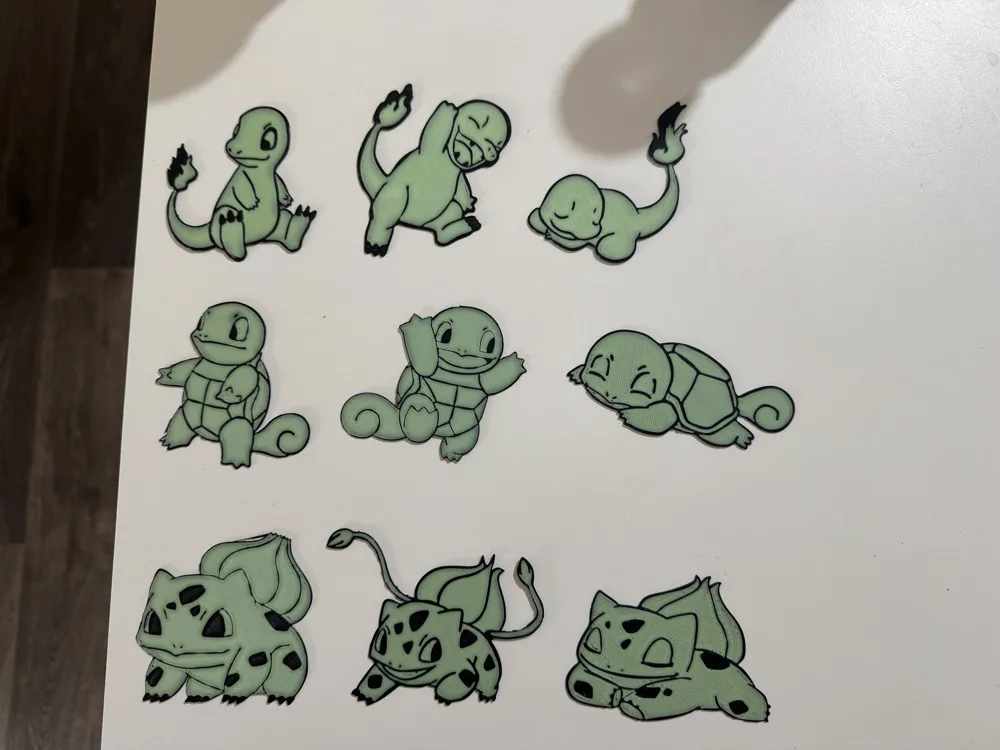 Glow in the dark pokemon - Free 3D Print Model - MakerWorld
