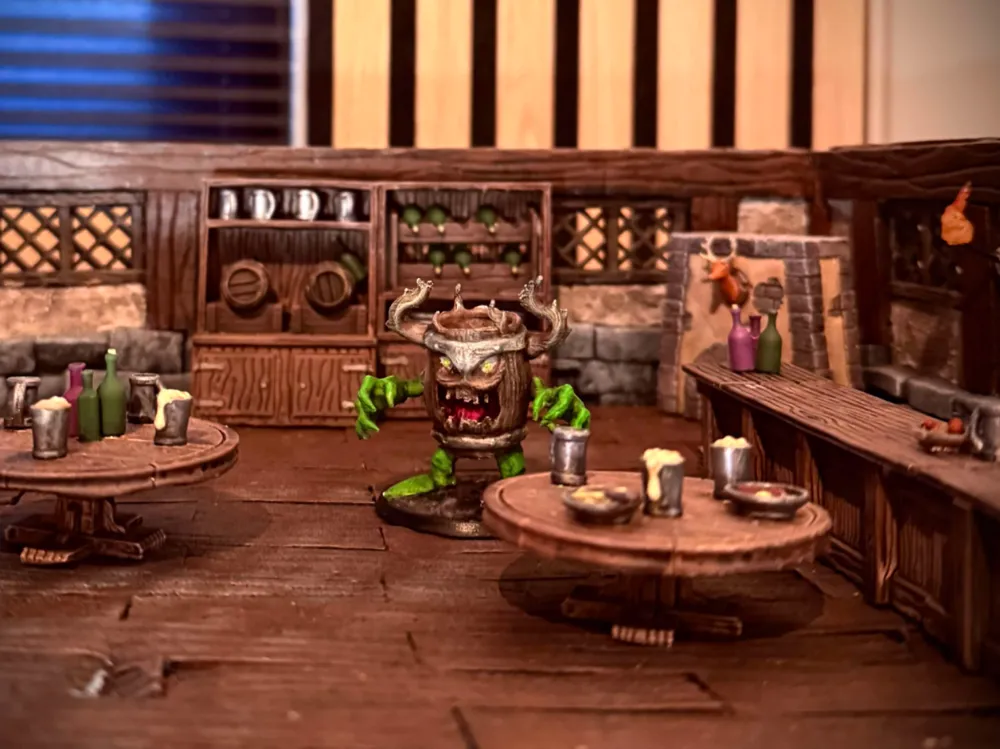 Barrel mimic - DND tabletop character by everythingDND MakerWorld ...