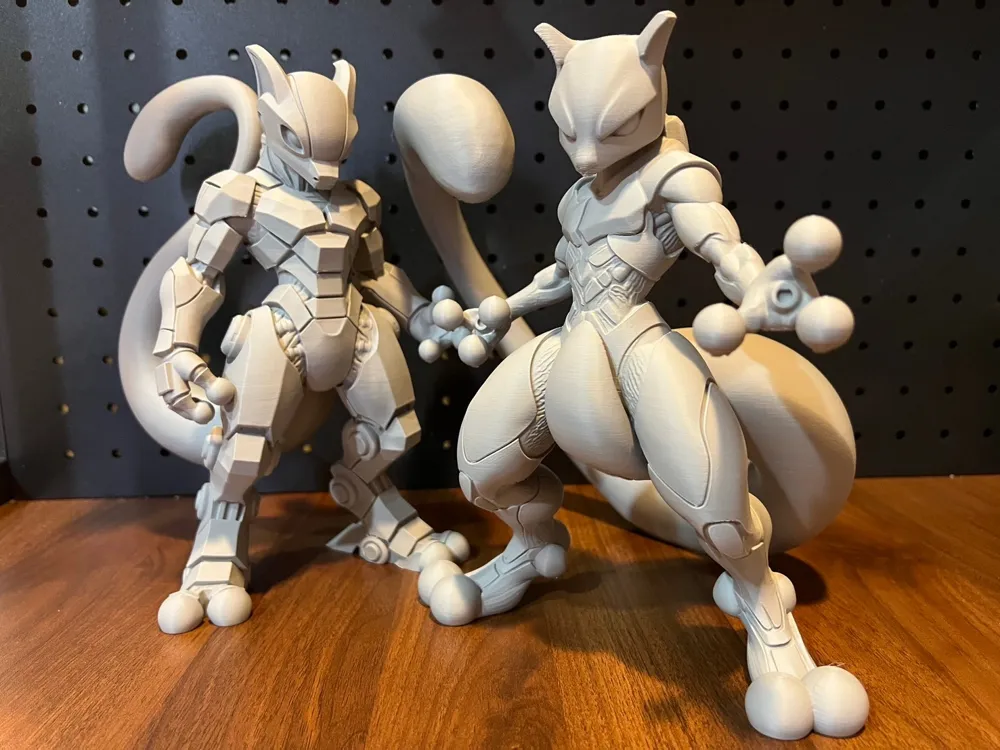 Mecha Pokemon Series — Bio-Mecha Mewtwo Statue by AT62 MakerWorld ...