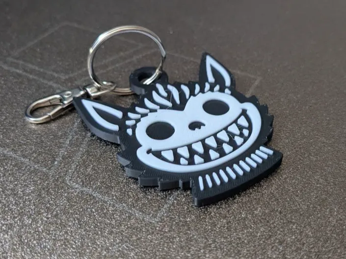 Simple Skull Labubu Keychain - Free 3D Print Model - MakerWorld