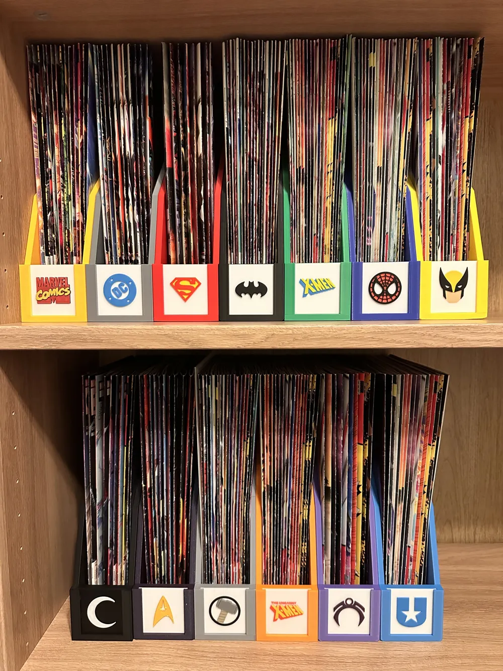Comic Book Organizer v2 - Free 3D Print Model - MakerWorld