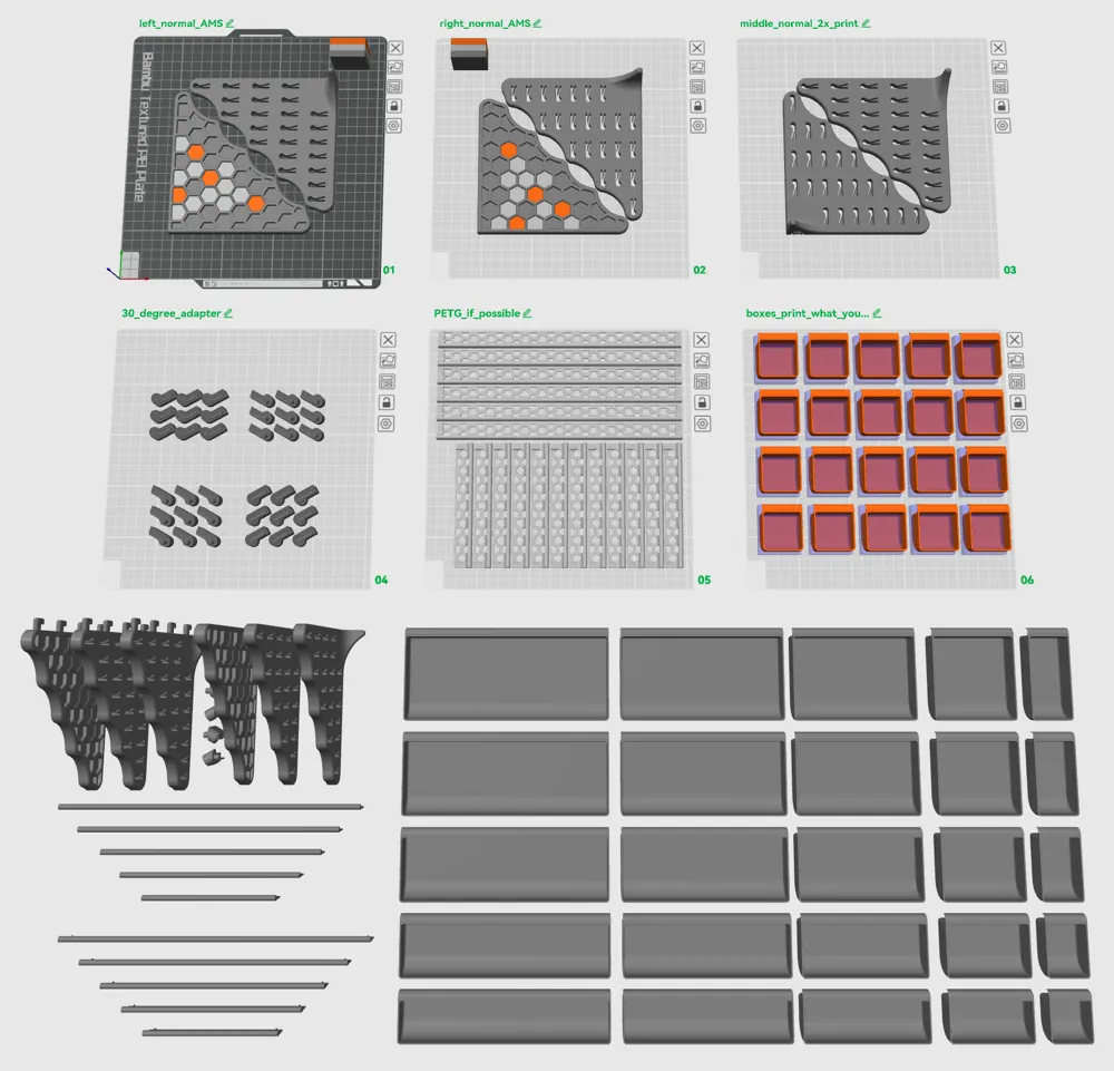 Modular box system (sorting and storage) by KojotE MakerWorld: Download ...