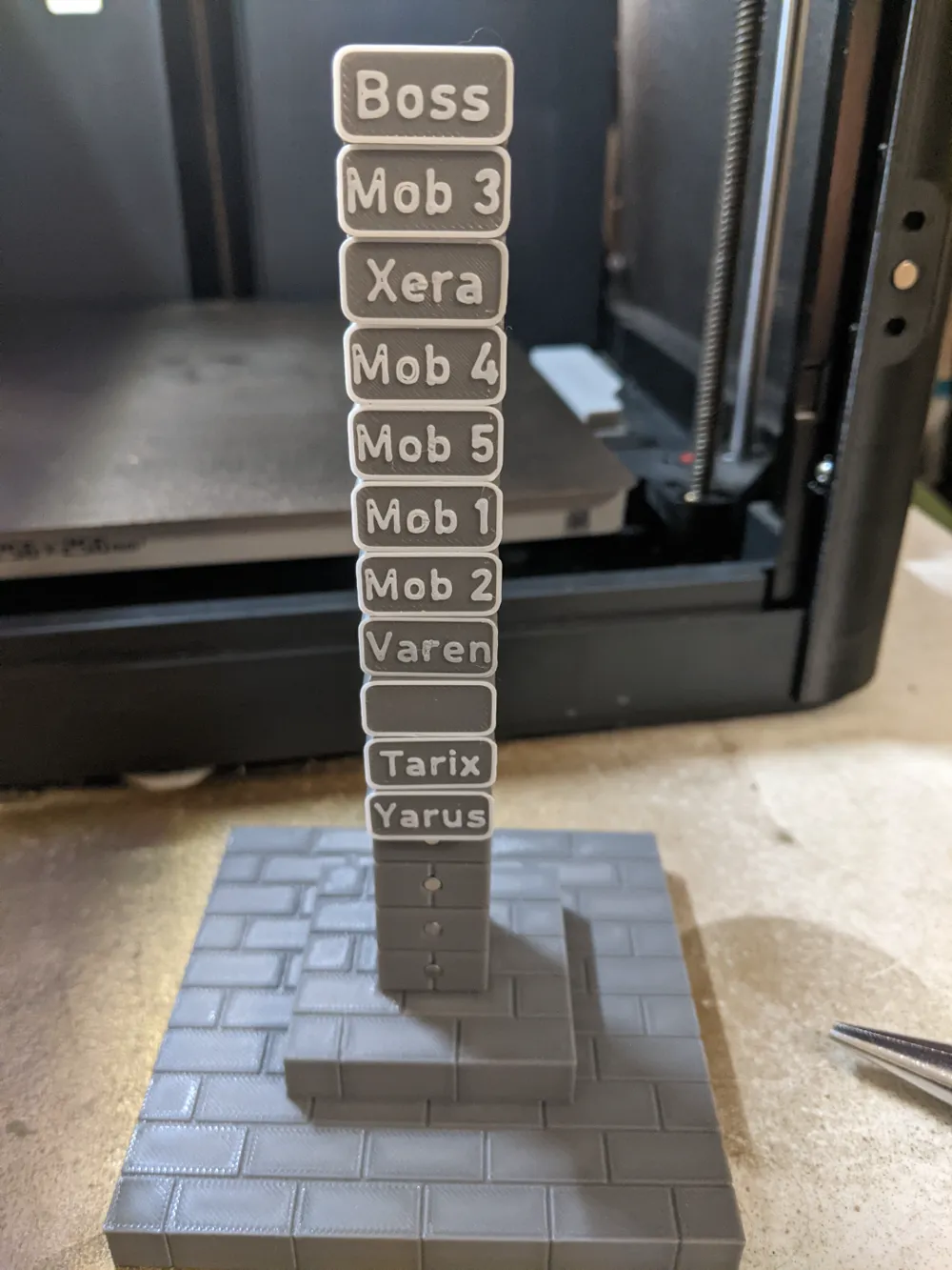 D&D Initiative Tracker Tower by linkreincarnate - MakerWorld