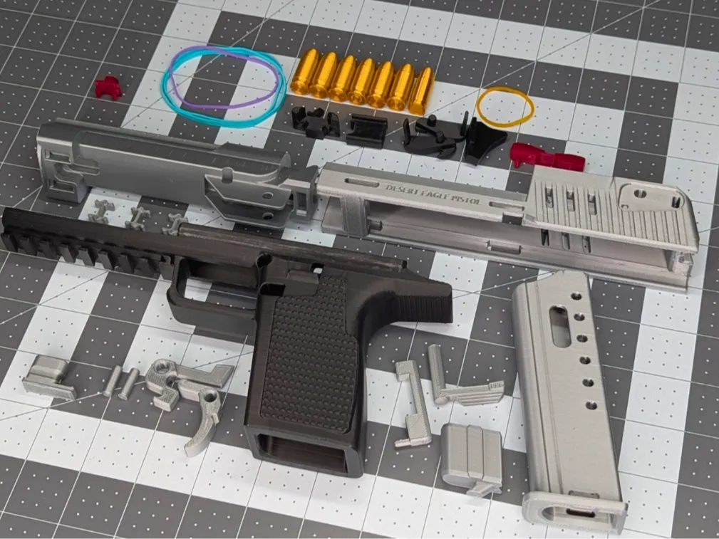 Functional Desert Eagle - Free 3D Print Model - MakerWorld