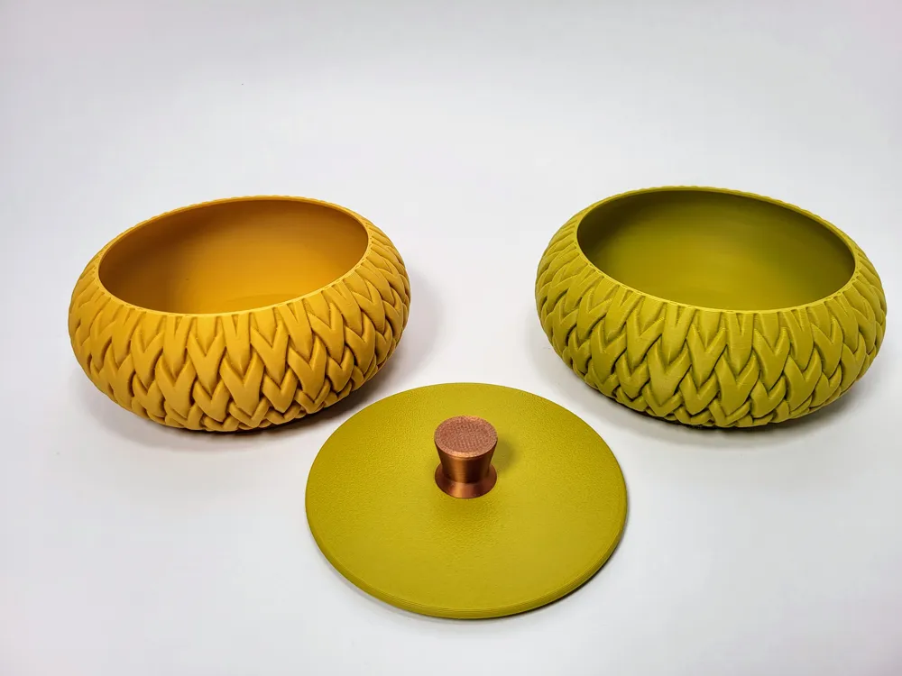 Jewelry Box Stackable Textile No 2 by Art Design. 3D MakerWorld ...