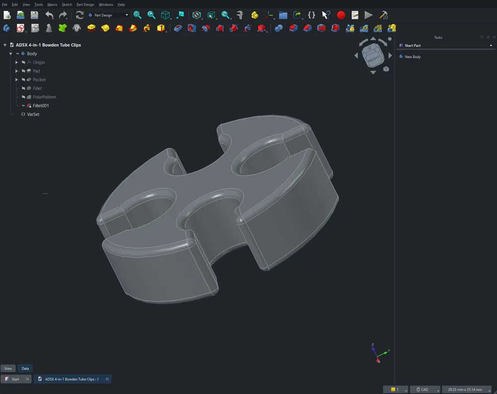 AD5X 4-in-1 Bowden (PTFE) Tube Clips - Free 3D Print Model - MakerWorld