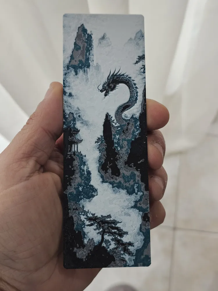 Dragon Mountain Bookmark Set (2 Designs) - Free 3D Print Model - MakerWorld