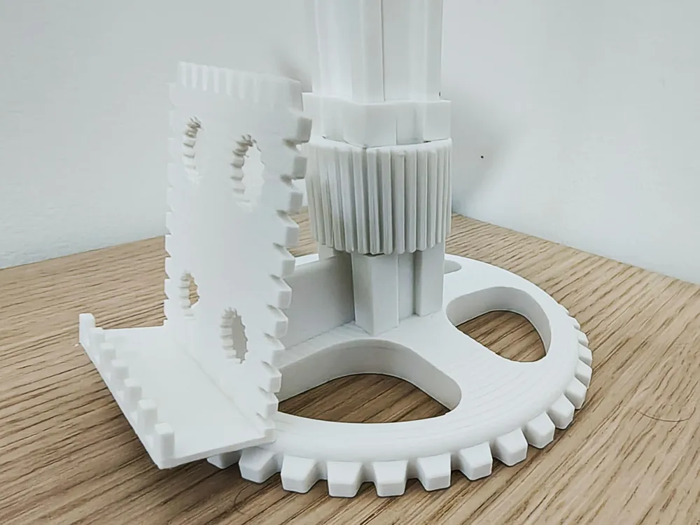Gear Headphone Stand with Tablet/Phone Holder - Free 3D Print Model ...