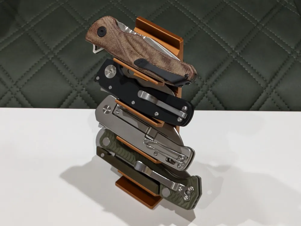 Pocket Knife Display - 4 Knives /Narrow Version - Free 3D Print Model ...