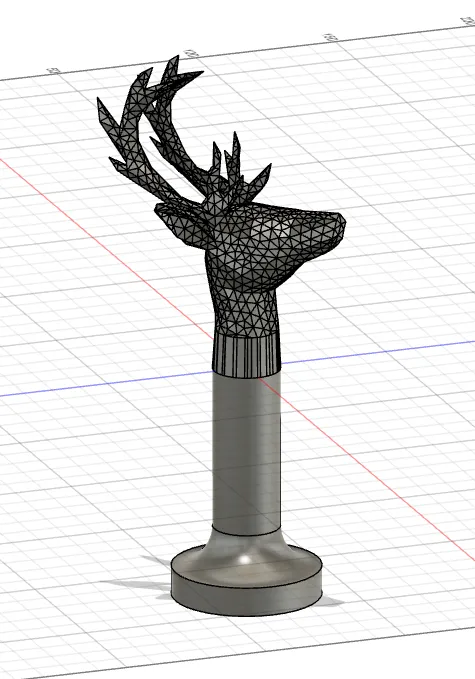 Coffee stamper with deer head Remixed by gazdags - MakerWorld