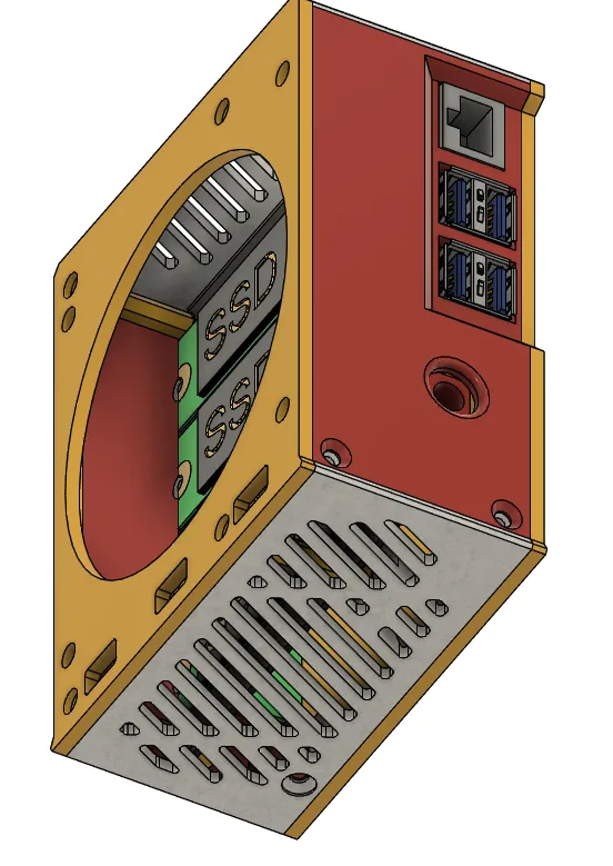 Raspberry Pi 5 Geekworm X1011 SSD Waveshare UPS 3S by Travis90x ...