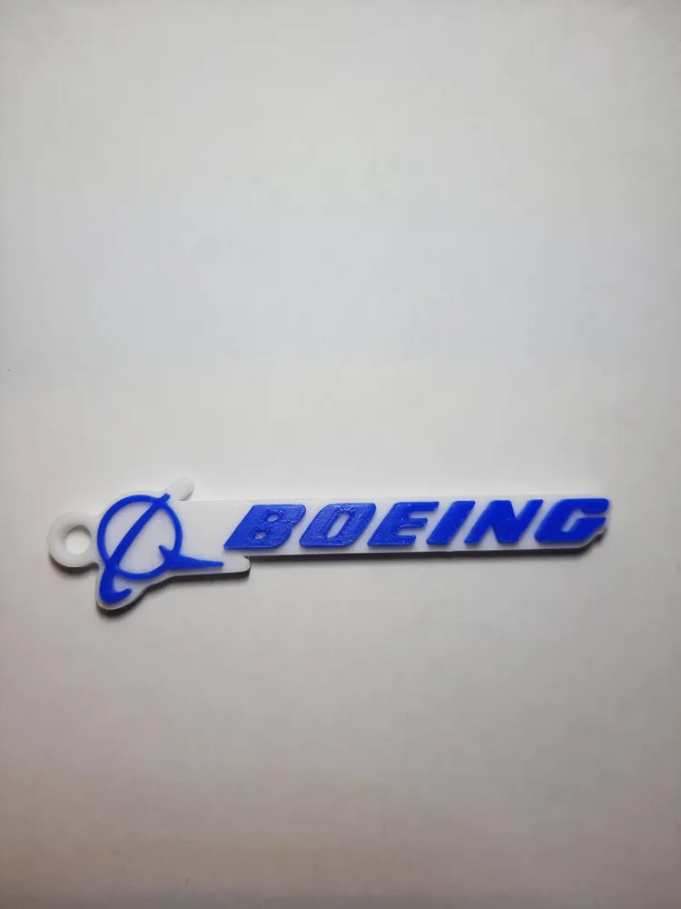 Boeing Logo Keychain by Luke-Leek-98 - MakerWorld